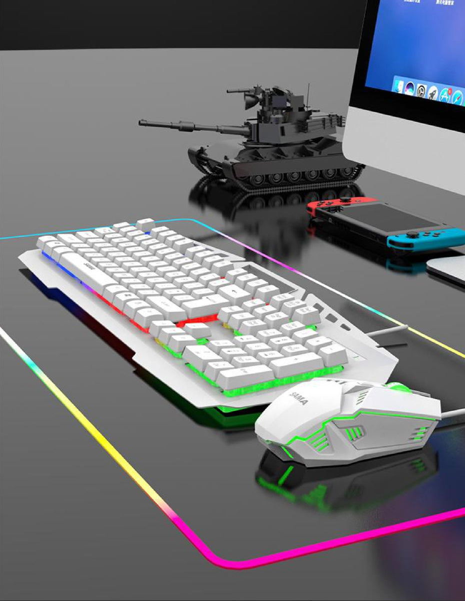 MK500 Keyboard and Mouse Combo RGB Gaming - White | Best price in Qatar ...