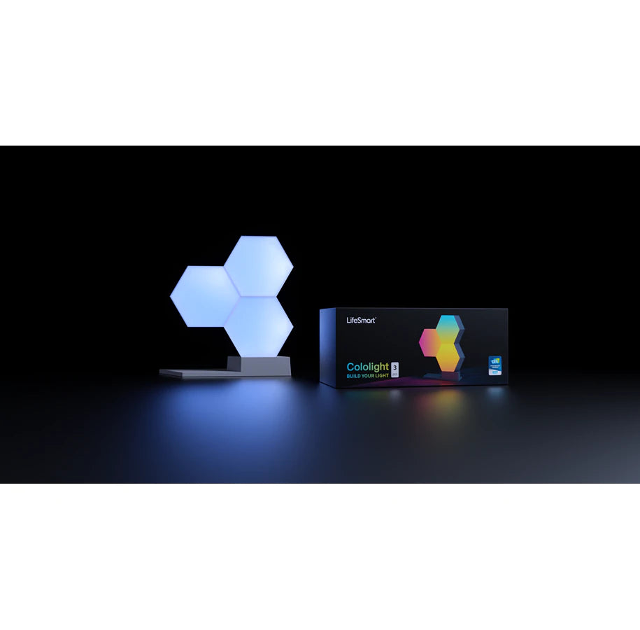 Lifesmart Cololight Pro - WiFi Color Changing LED Lights, 3 Panels ...